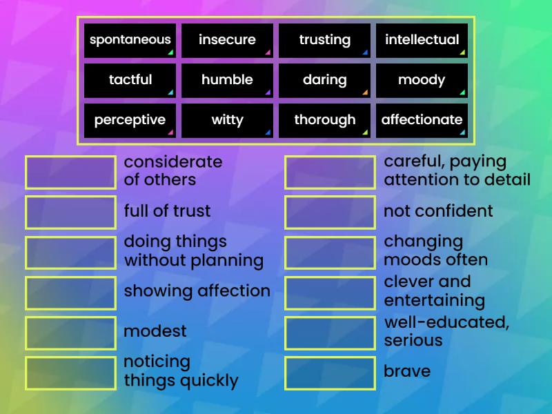 Focus4.Unit2.1 - Match up