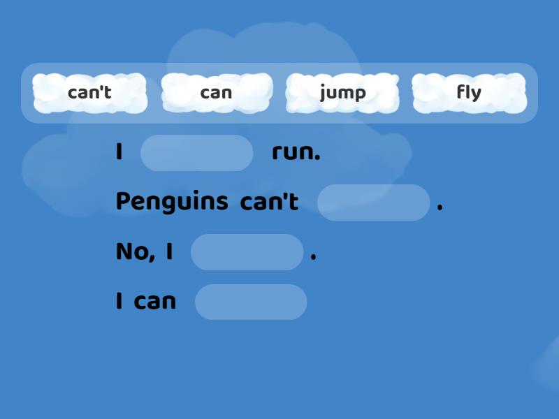 Penguins - Complete the sentence