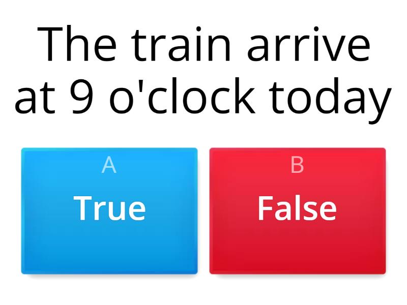 Present Simple / Present Continuous / Past Simple - true or false? - Quiz