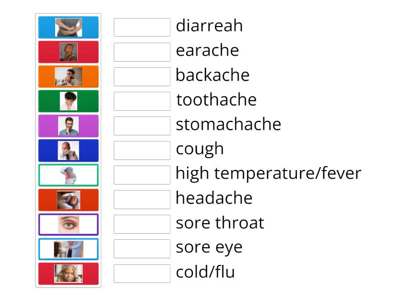 Health: symptoms matching (e1) - Match up