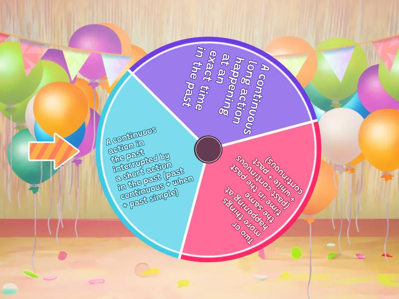 TEW - A2 - Past continuous functions - Random wheel