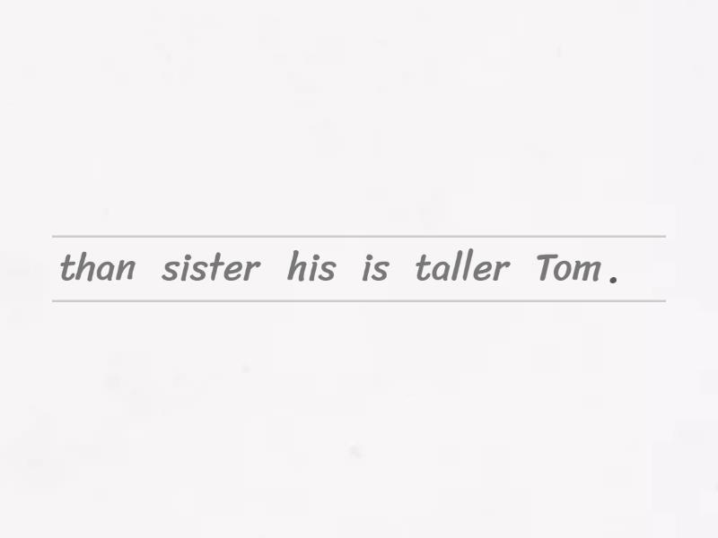 rm a2 7c make a sentence - Unjumble