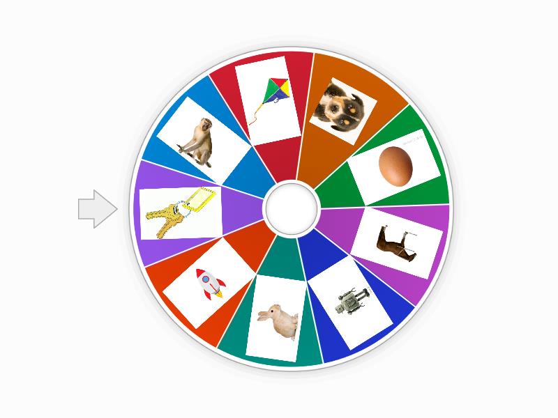 Identify the beginning sound - Spin the wheel