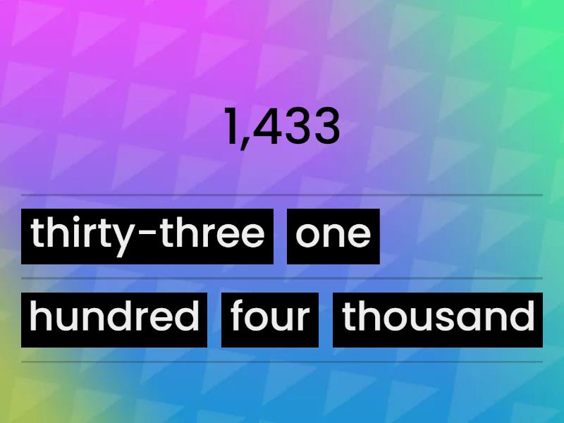 5th B1 Numbers p. 93-94 - Unjumble