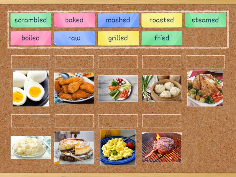 Methods of cooking - Match up