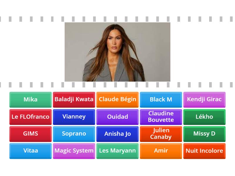 Manie Musicale 2024 - Les artistes - Find the match