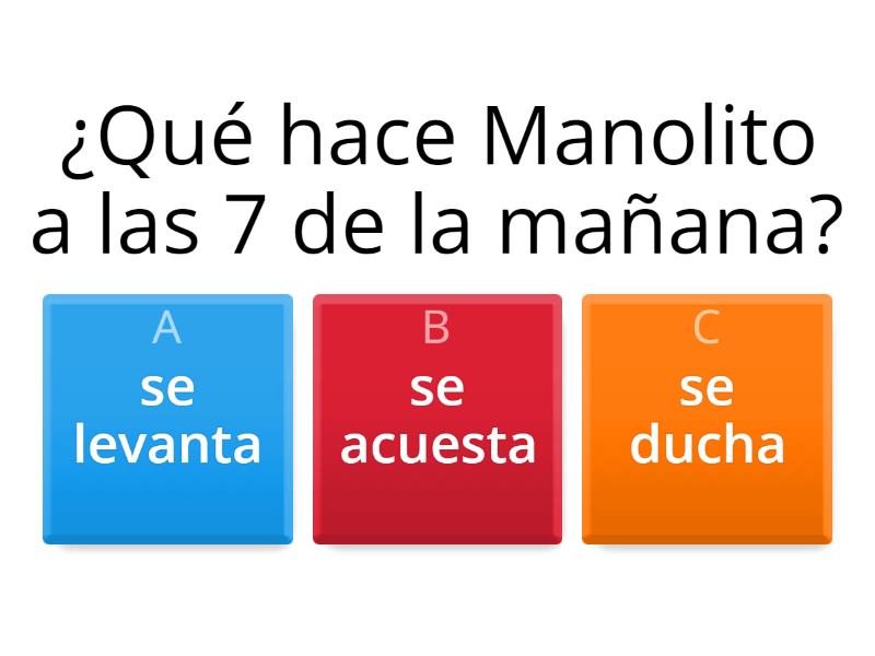 La historia de Manolito - repaso - Cuestionario