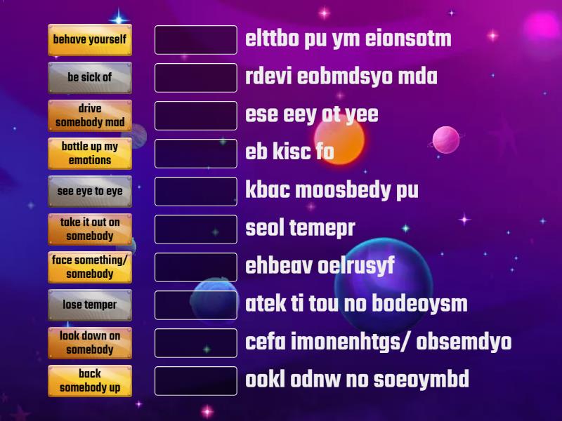 T6.L1 - Vocabulary (En.) - Match up