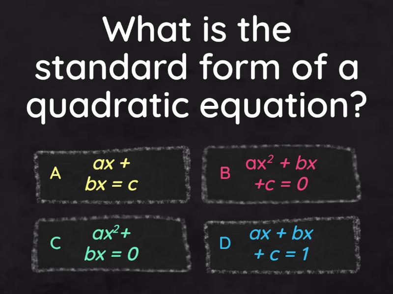 Quadratic Quest - Cuestionario