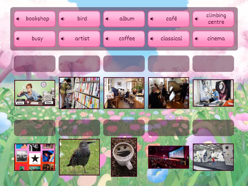 English Plus Starter Unit 5 wordlist - Match up