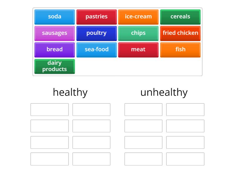 food - Group sort