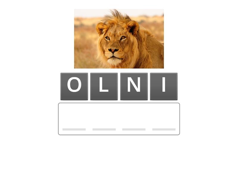 Wild animals - Anagram