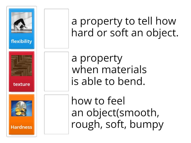 properties of matter - Match up