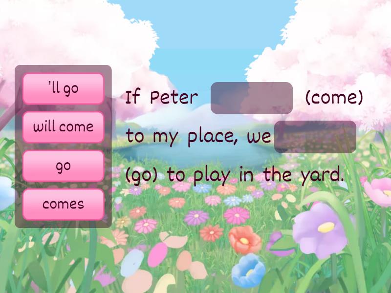 Conditional 1-trainer - Missing word