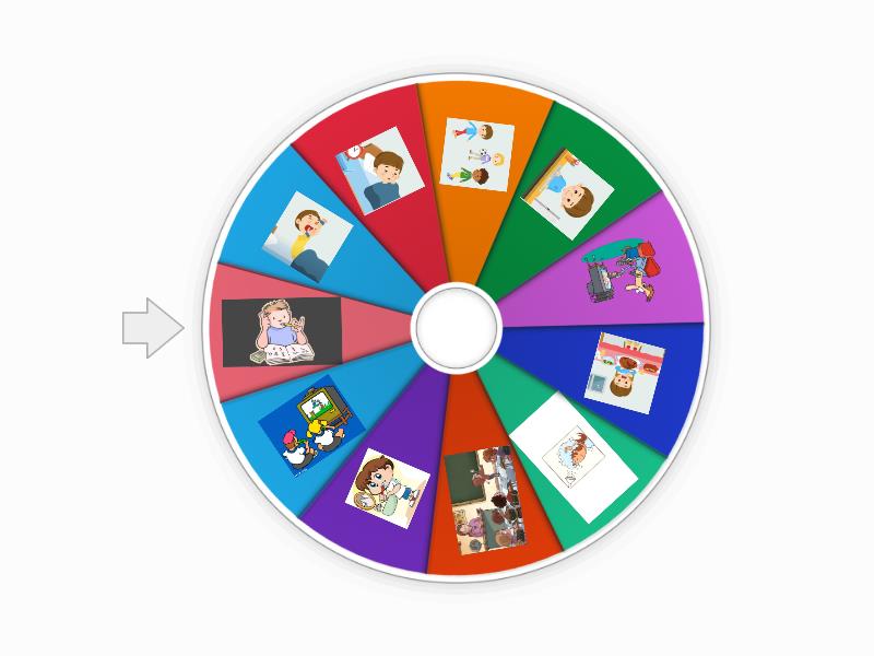 Daily Routines - Spin the wheel
