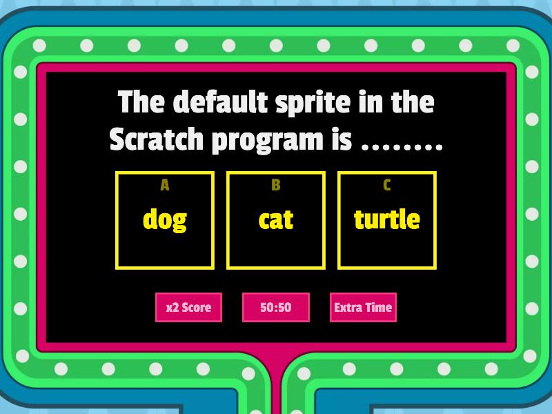 About Scratch - Gameshow quiz