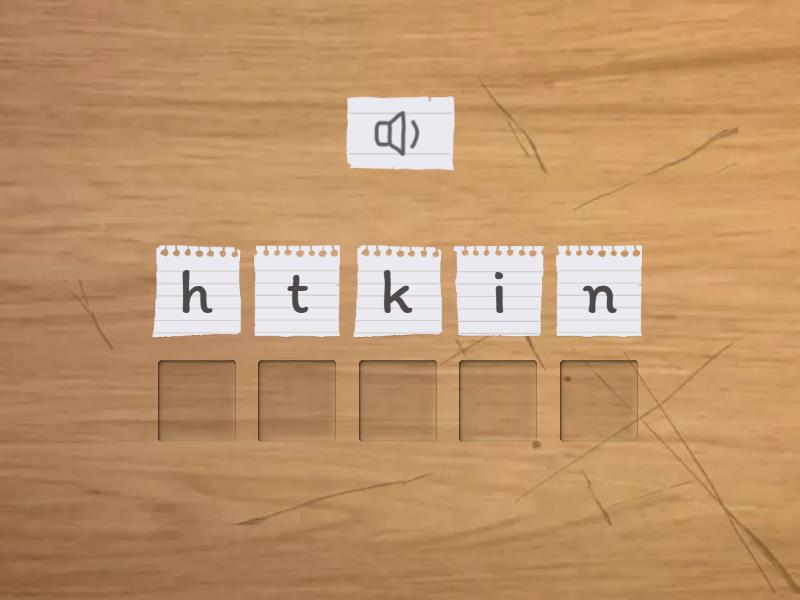 Lesson 15 Spelling Digraphs - Anagram