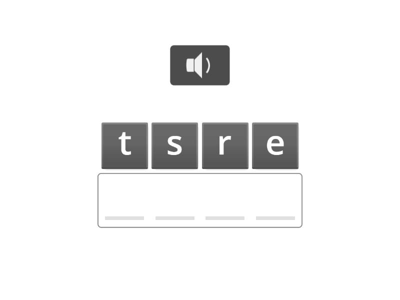 MUSIC_Spelling Words - Anagram