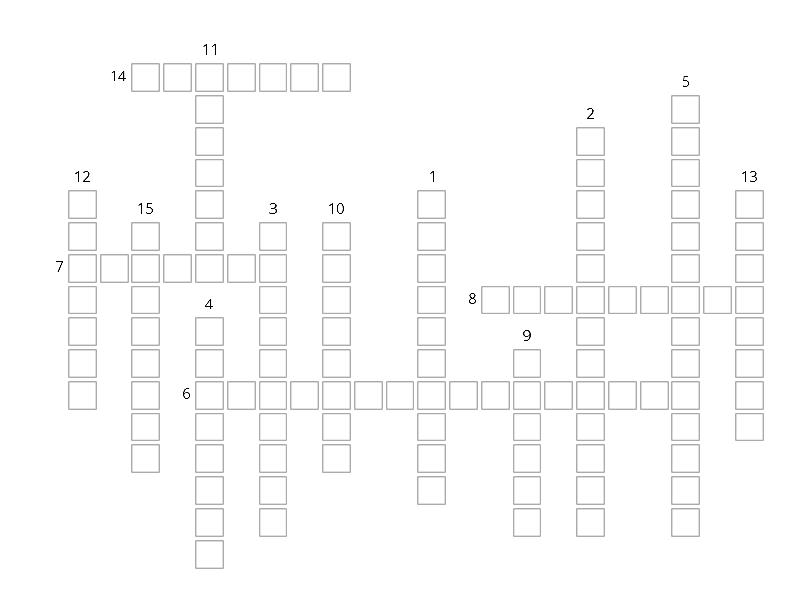Term 3 Revision - Crossword
