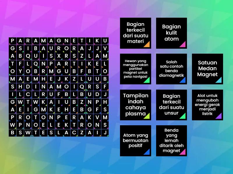 MID SEMESTER IPA - Wordsearch