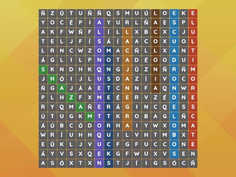 Peliculas - Sopa de letras