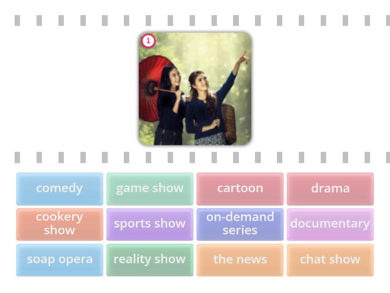 Own It 2 / Unit 1.1 / TV programmes - Find the match