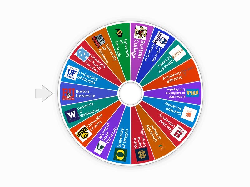 Field Day Team Selection - Spin the wheel