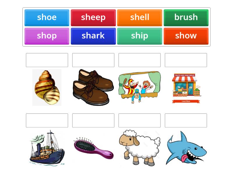 -sh sounds - Match up