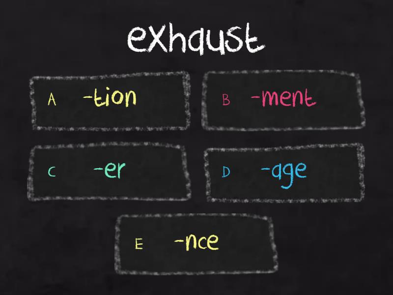 TOEIC - Which would be the suffix? - Quiz