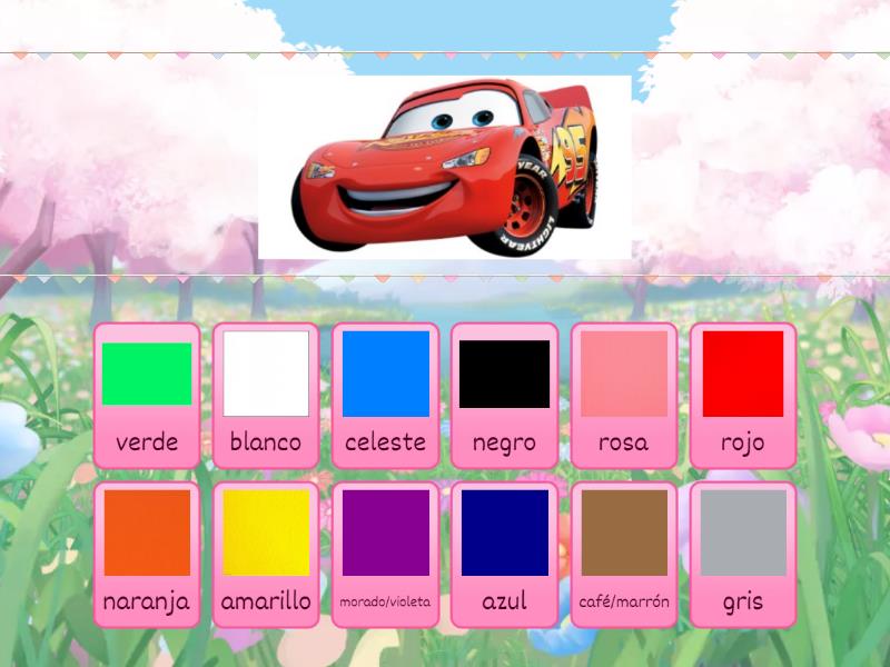 CARS - Colores - Find the match