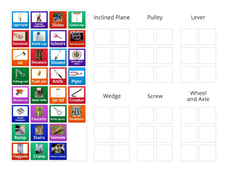 Simple Machines - Ordenar por grupo