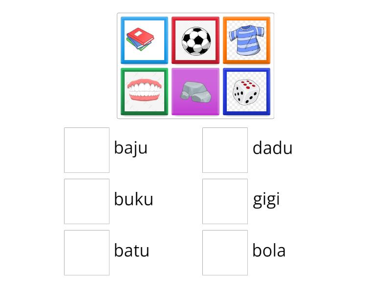 TULISKAN PERKATAAN YANG BETUL - Match up