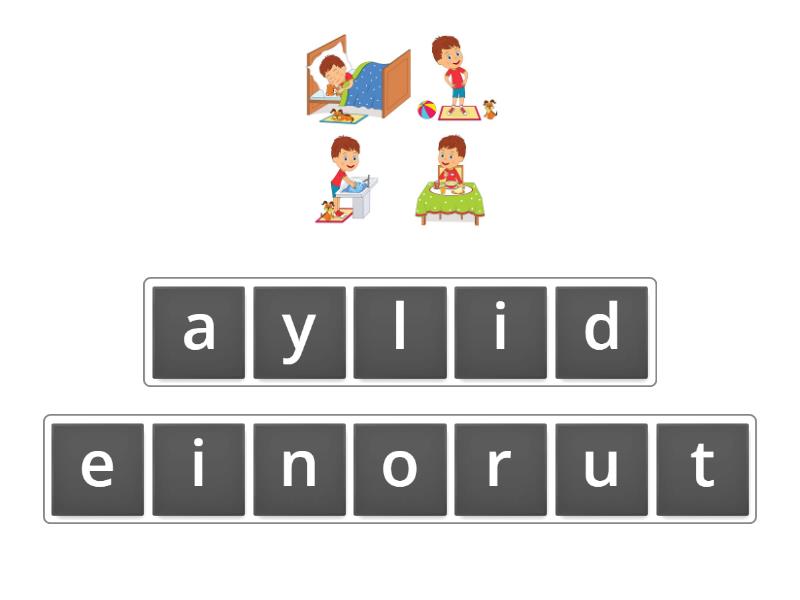 classroom language 1 - Anagrama