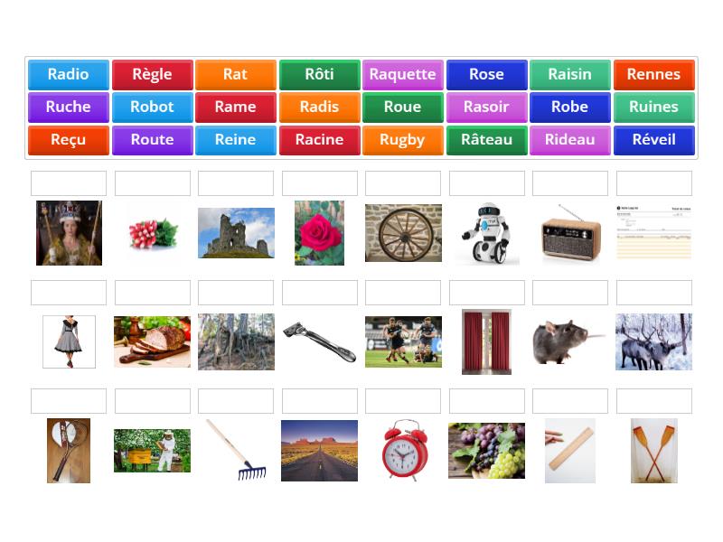 Le son /R/ - Match up
