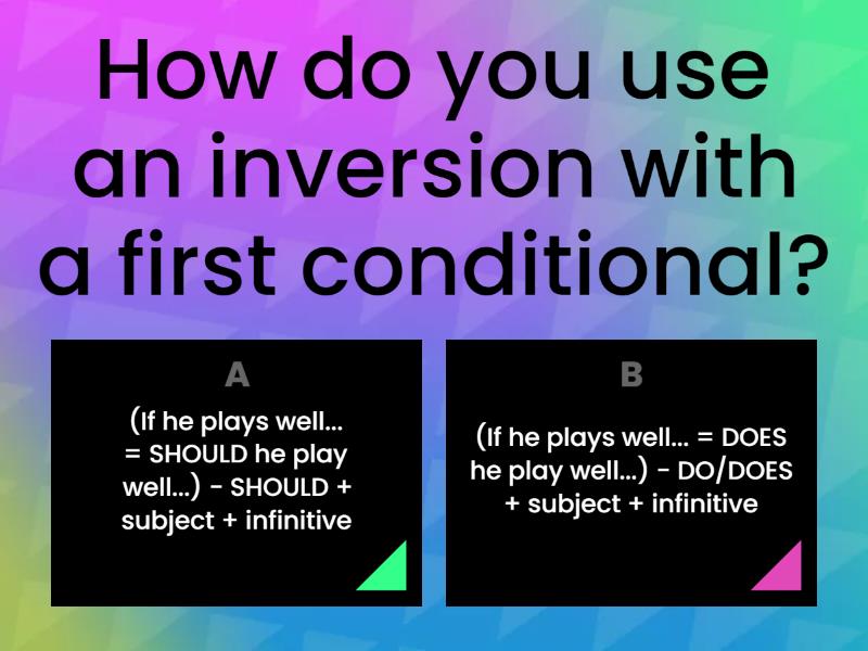 Advanced Conditionals - Quiz