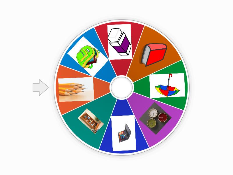 B00 School objects. What's this? What are these? - Rueda aleatoria