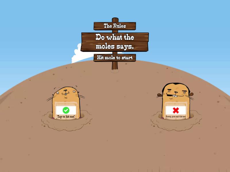 Whack The Moles! - Whack-a-mole