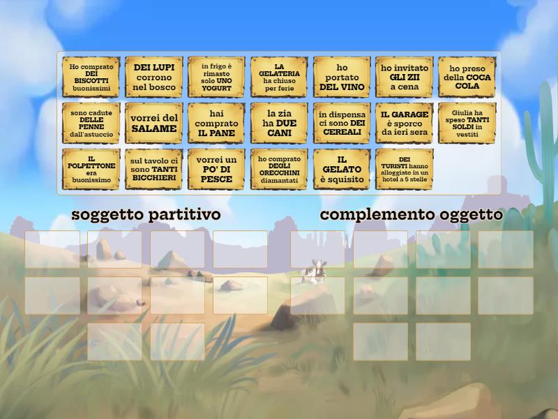 game ita - Group sort