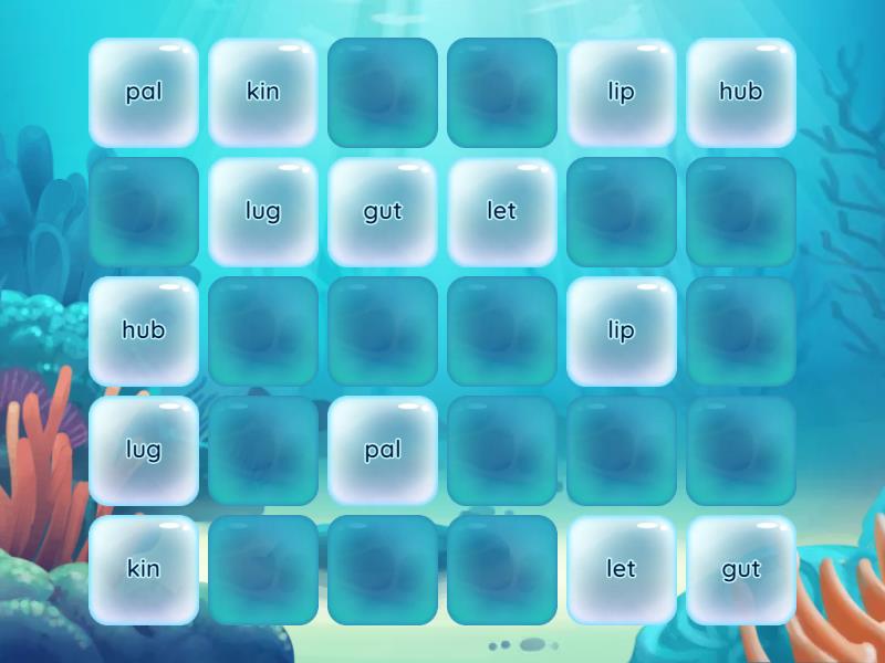 SW Unit 5 CVC words - Woody edition - Matching pairs