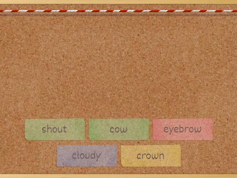 Lesson 96: ou, ow exceptions - Find the match