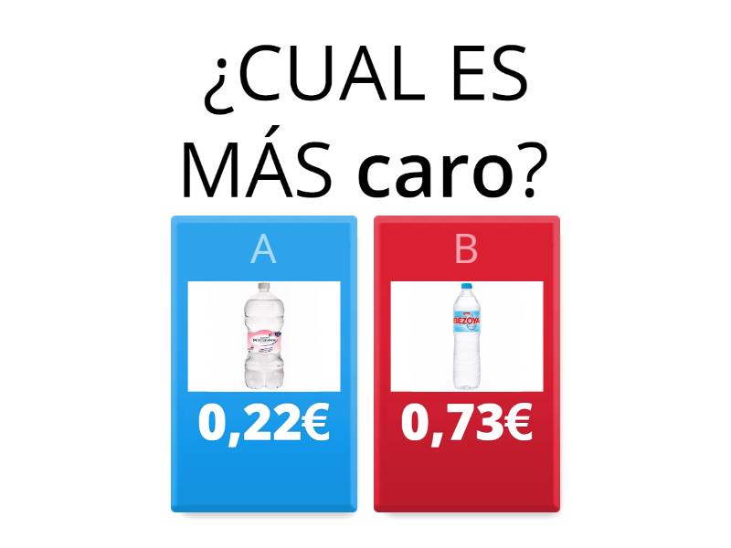 Diferencia entre caro Y barato - Quiz