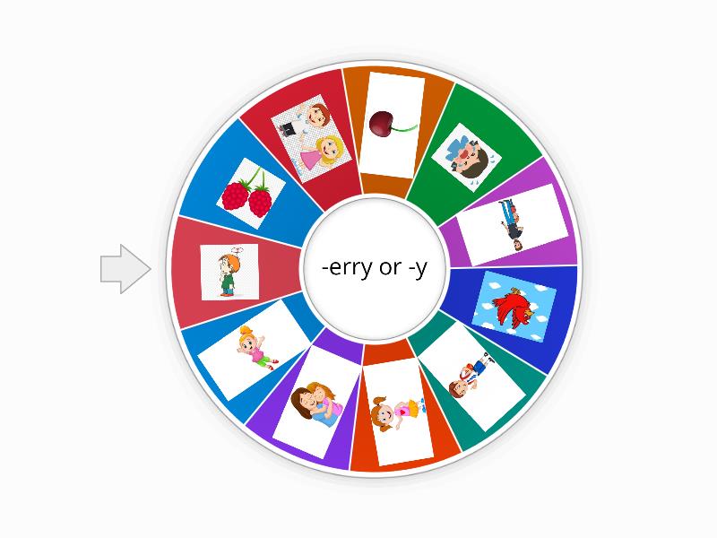 Phonics - Spin the wheel