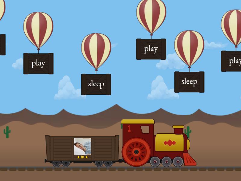 Fly high 2 words (Unit 21) - Balloon pop