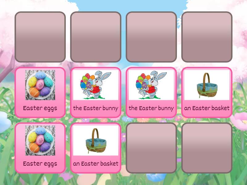 EASTER: MEMORY - Matching pairs