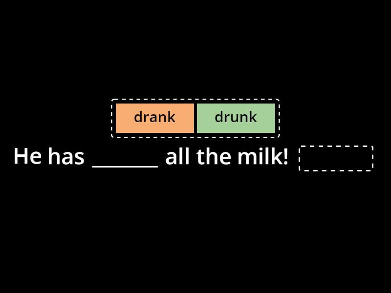 Irregular Verbs - Complete the sentence
