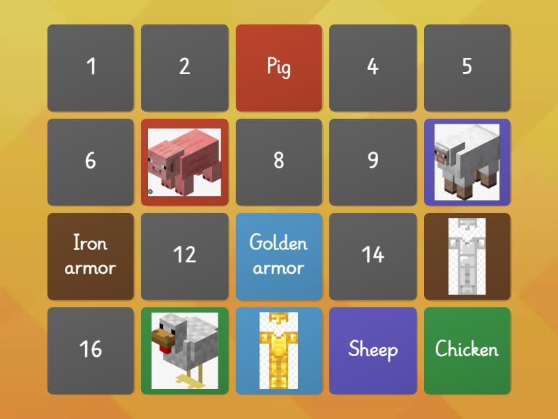 Minecraft - Matching pairs