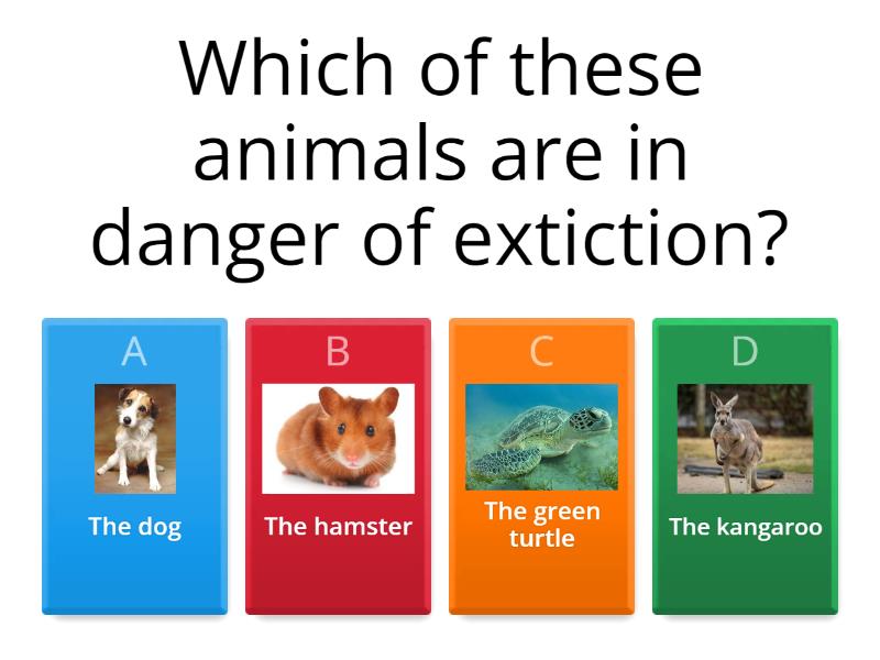 Endangered animals - Quiz