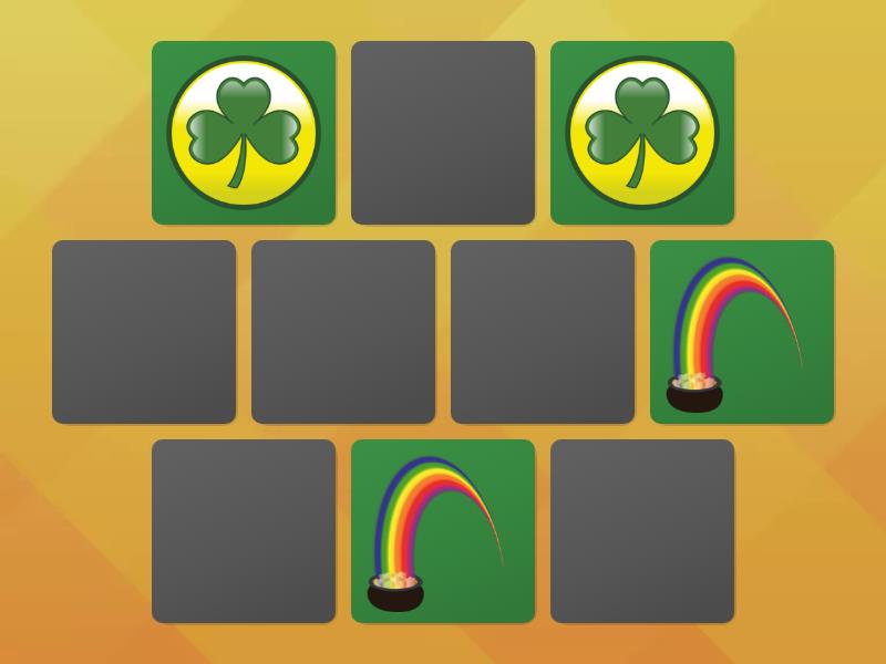 St Patrick Infantil - Matching pairs