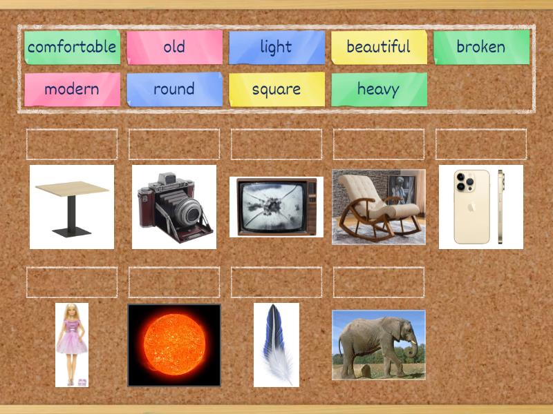 RoadMap A2, Unit 2C, Special things - Match up