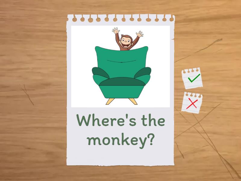 In front of / Behind - Flash cards